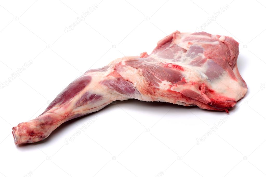 Raw lamb leg Stock Photo by ©jianghongyan 77505698