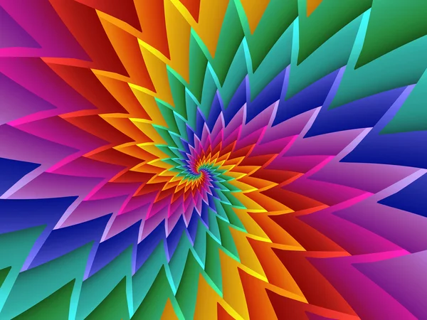 Psychedelic Rainbow Spiral Texture Background Stock Photo by ...