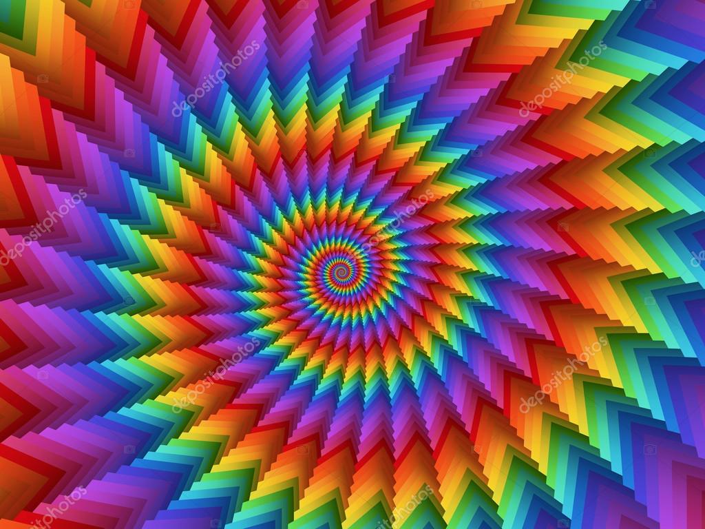 Rainbow Illusion Backgrounds
