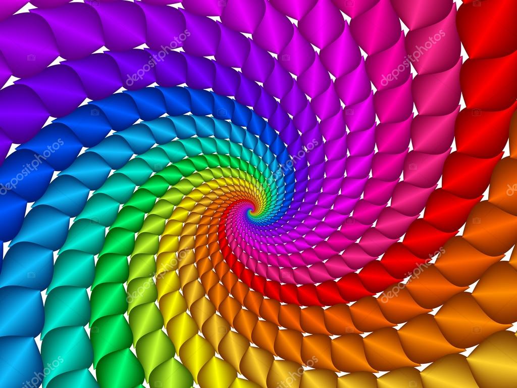 Psychedelic Spiral Background