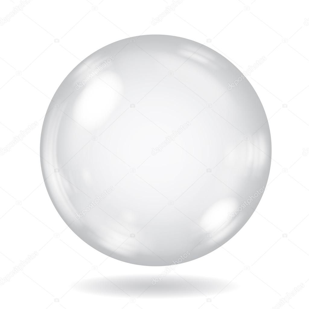 Big white opaque sphere Stock Vector by ©31moonlight31 97732174