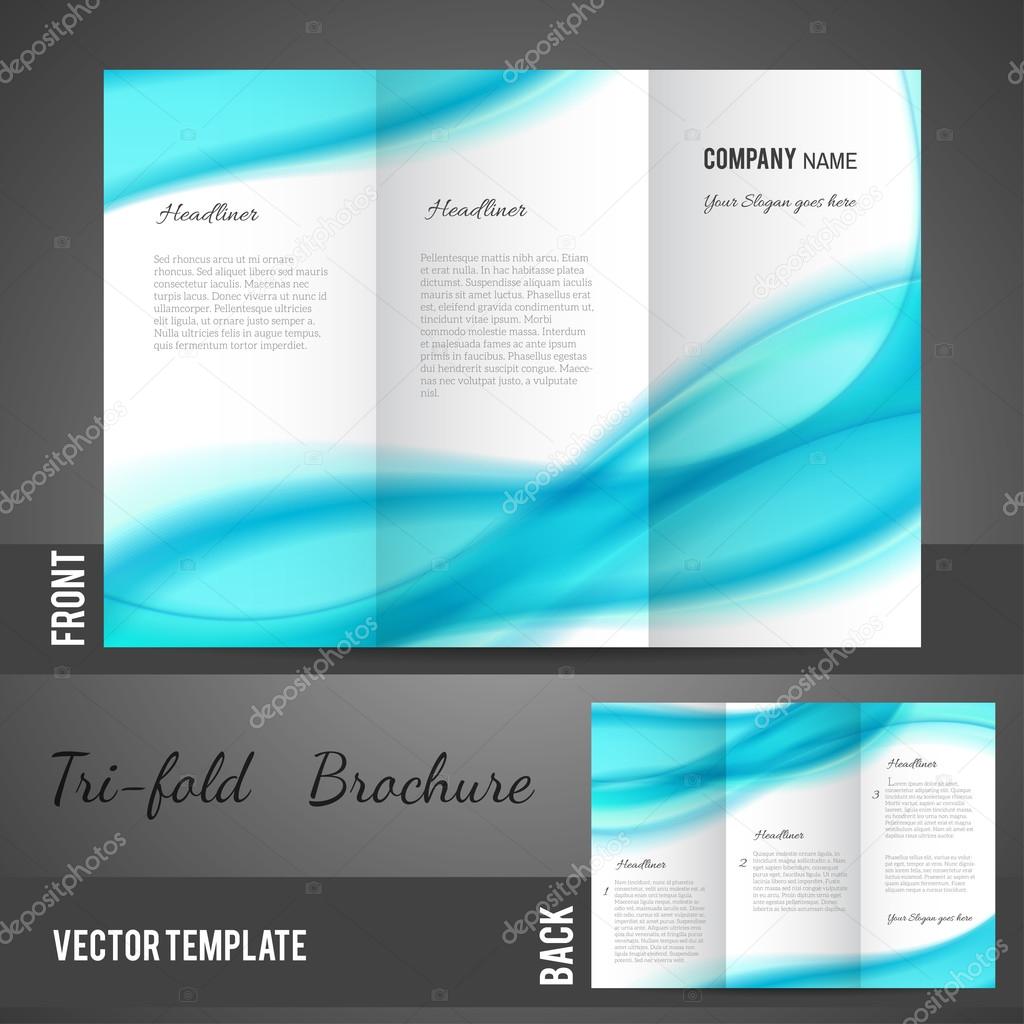 Three fold brochure design Stock Vector Image by ©ajjjgul #54494501