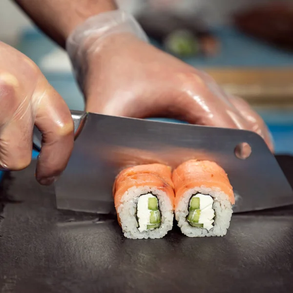 Cutting sushi Stock Photos, Royalty Free Cutting sushi Images ...