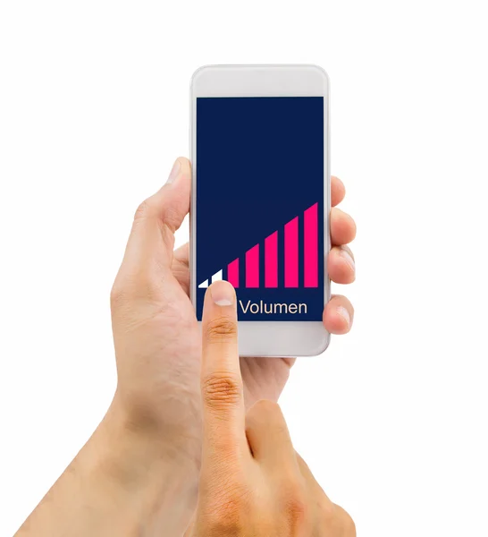 Volume vers le bas du smartphone Stock Photos, Royalty Free Volume vers ...