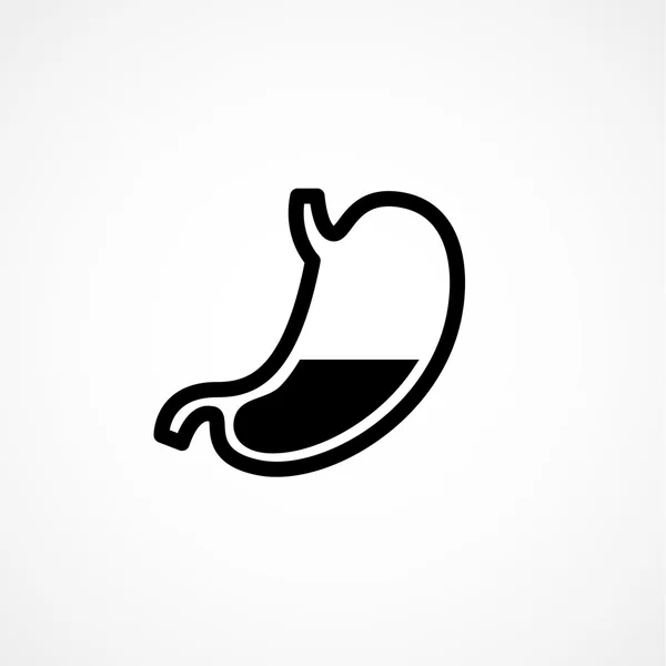 Human stomach vector icon Stock Vector Image by ©atibody #36028271