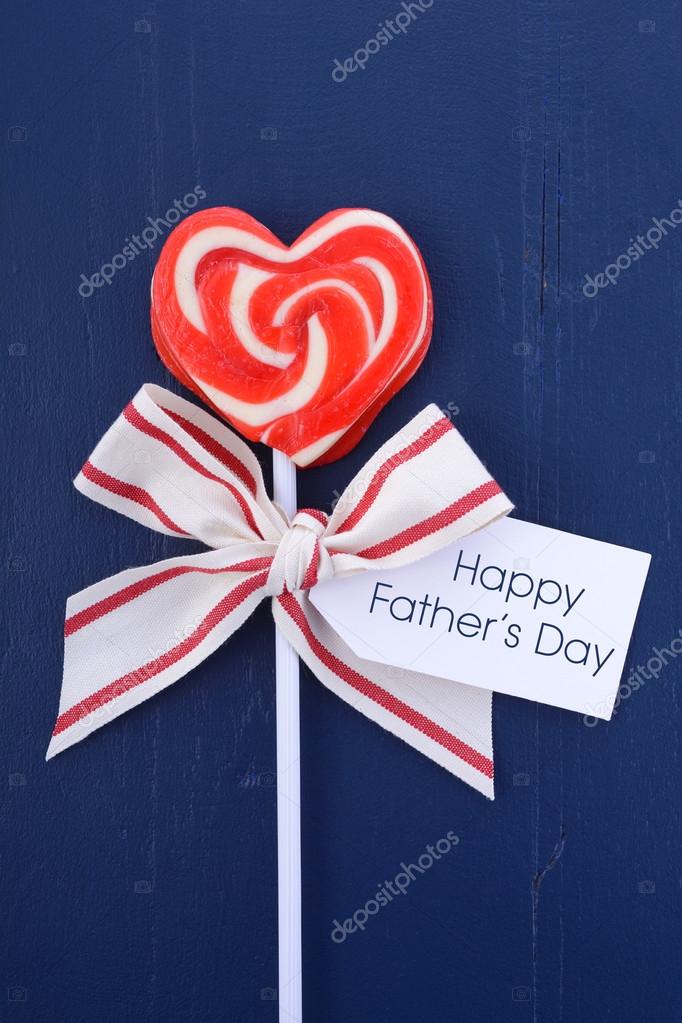 Fathers Day Lollipop Gift. — Stock Photo © amarosy #109096582