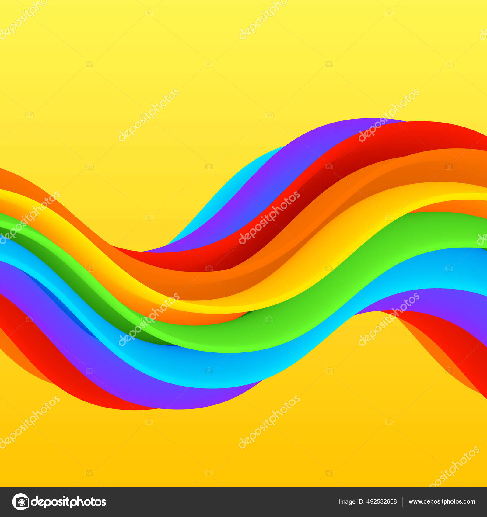 Bright Rainbow Wallpaper