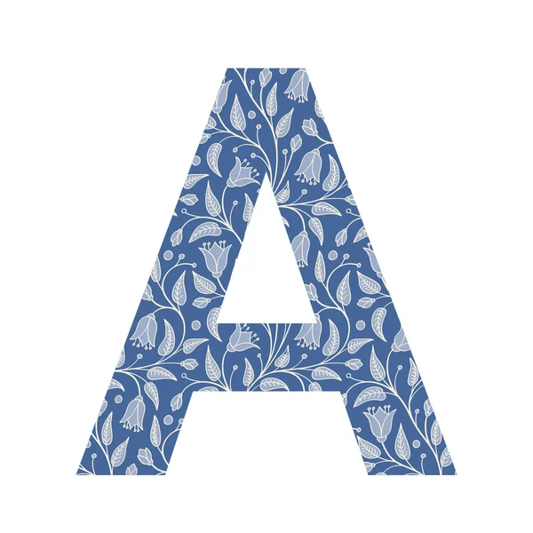 Colorful patterned letter — Stock Vector © Slanapotam #88760220