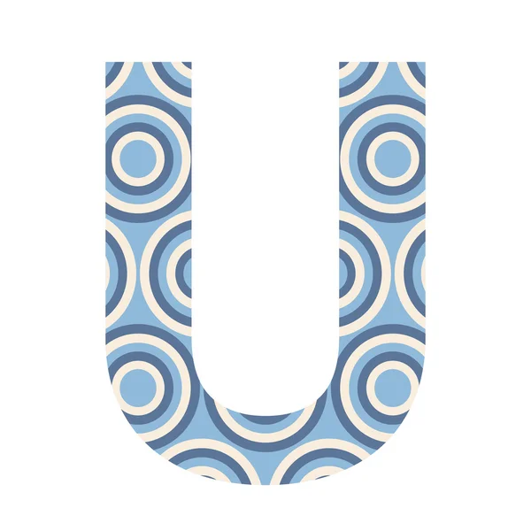 Colorful patterned letter — Stock Vector © Slanapotam #88760220