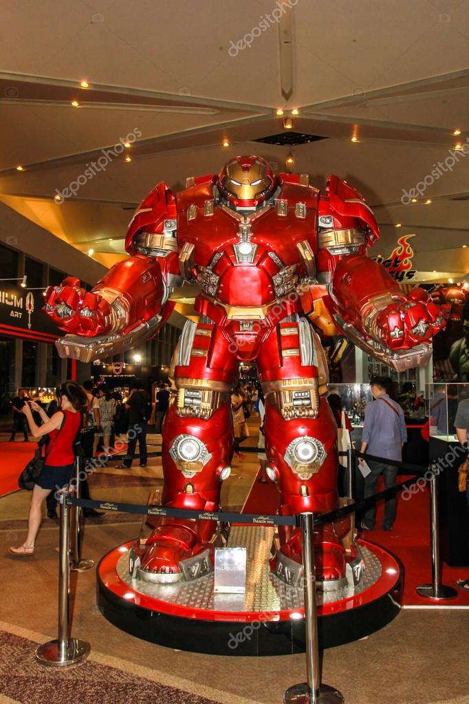 A model of the character Iron Man from the movies and comics — Stock ...