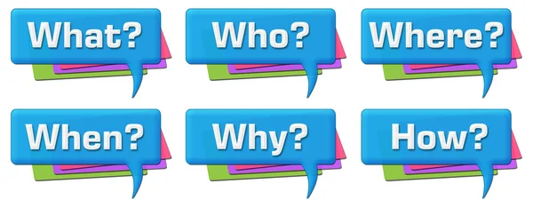 Chat Words Colorful Comment Symbols — Stock Photo © ileezhun #107360858