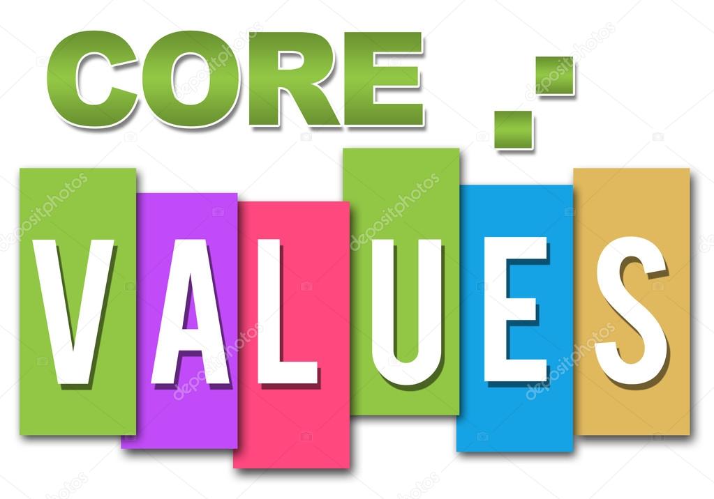 Core Values Professional Colorful — Stock Photo © ileezhun #108334874