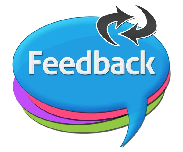 Feedback with Colourful Comments Symbol — Stock Photo © ileezhun #50975555
