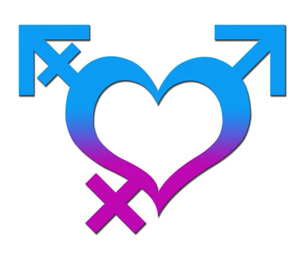 Third Gender Blue Pink Circle Stock Photo by ©ileezhun 53656329