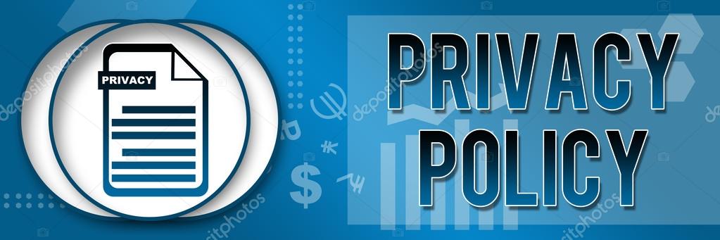 Privacy Policy Business Theme Horizontal — Stock Photo © ileezhun #56788341