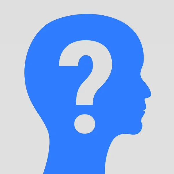 Question mark human head symbol, vector Stock Vector Image by ©ngaga35 ...