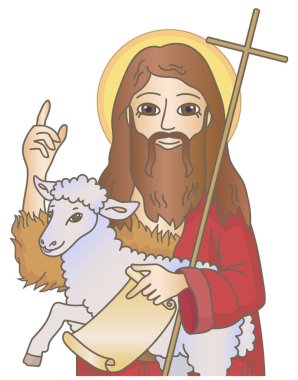 Free Black and White Clip Art John the Baptist - Colon Wourearels
