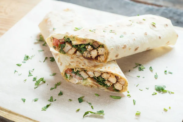 Chicken paneer shawarma stok fotoğraflar | Chicken paneer shawarma ...