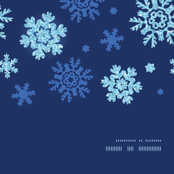 Blue Frost Snowflakes Vertical Seamless Pattern Background — Stock Vector © OksanciaArt #49776581