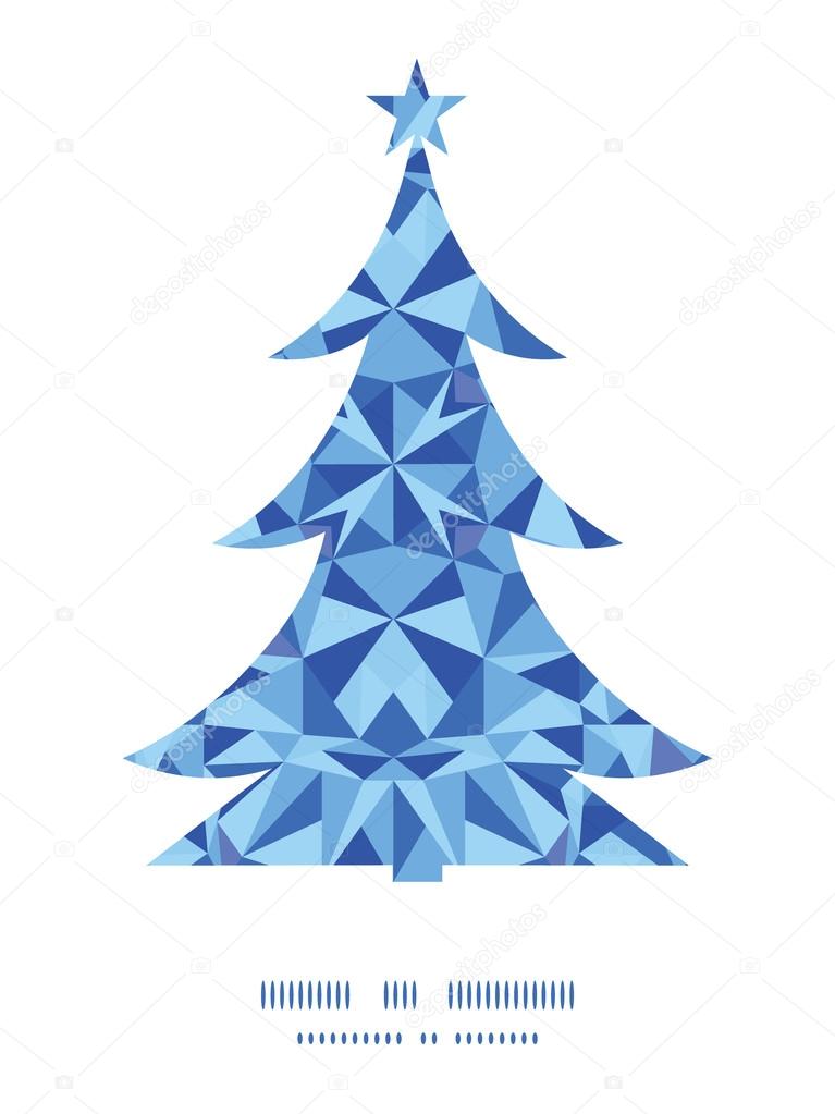 Triangle Christmas Tree Cut Out