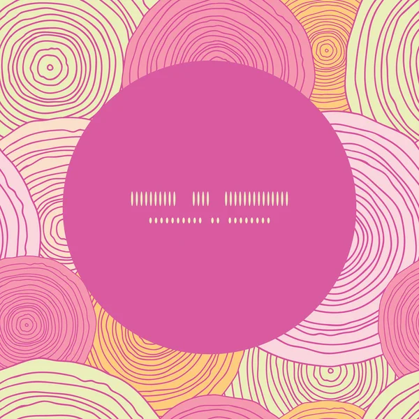 Vector doodle circle water texture vertical frame seamless pattern ...