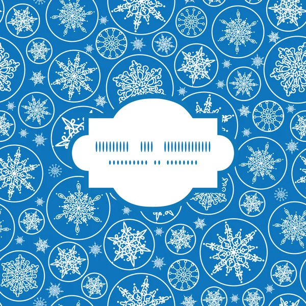Vector falling snowflakes vertical frame seamless pattern background Stock Vector Image by ...