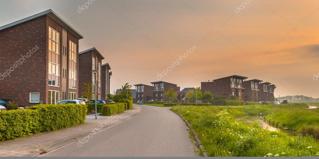Modern free standing Houses — Stock Photo © CreativeNature #111475250