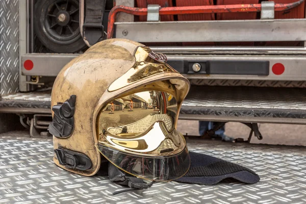 Golden fire brigade helmet Pictures, Golden fire brigade helmet Stock ...