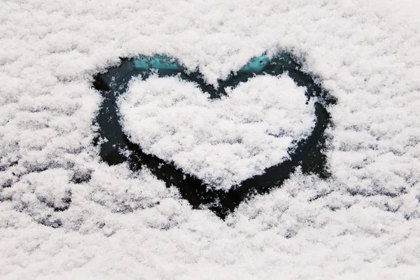 Snowy heart Stock Photos, Royalty Free Snowy heart Images | Depositphotos