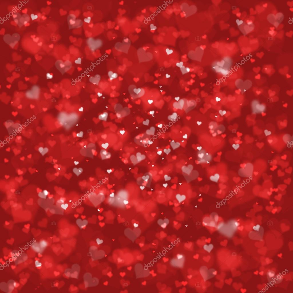 Blurry red heart shape background Stock Photo by ©robsonphoto 79344802