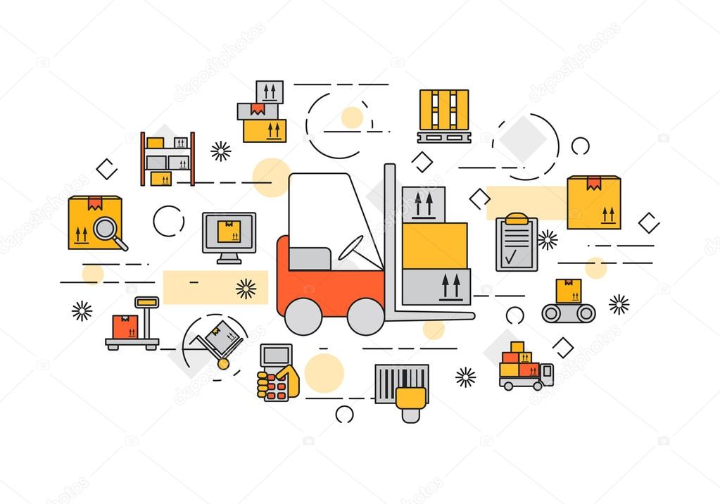 Banners for storage and delivery Stock Vector Image by ©Ciripasca ...