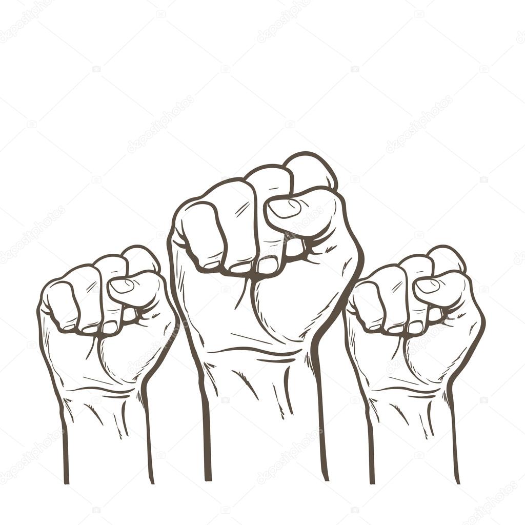 Puño como símbolo de buena suerte, fuerza y determinación 2022