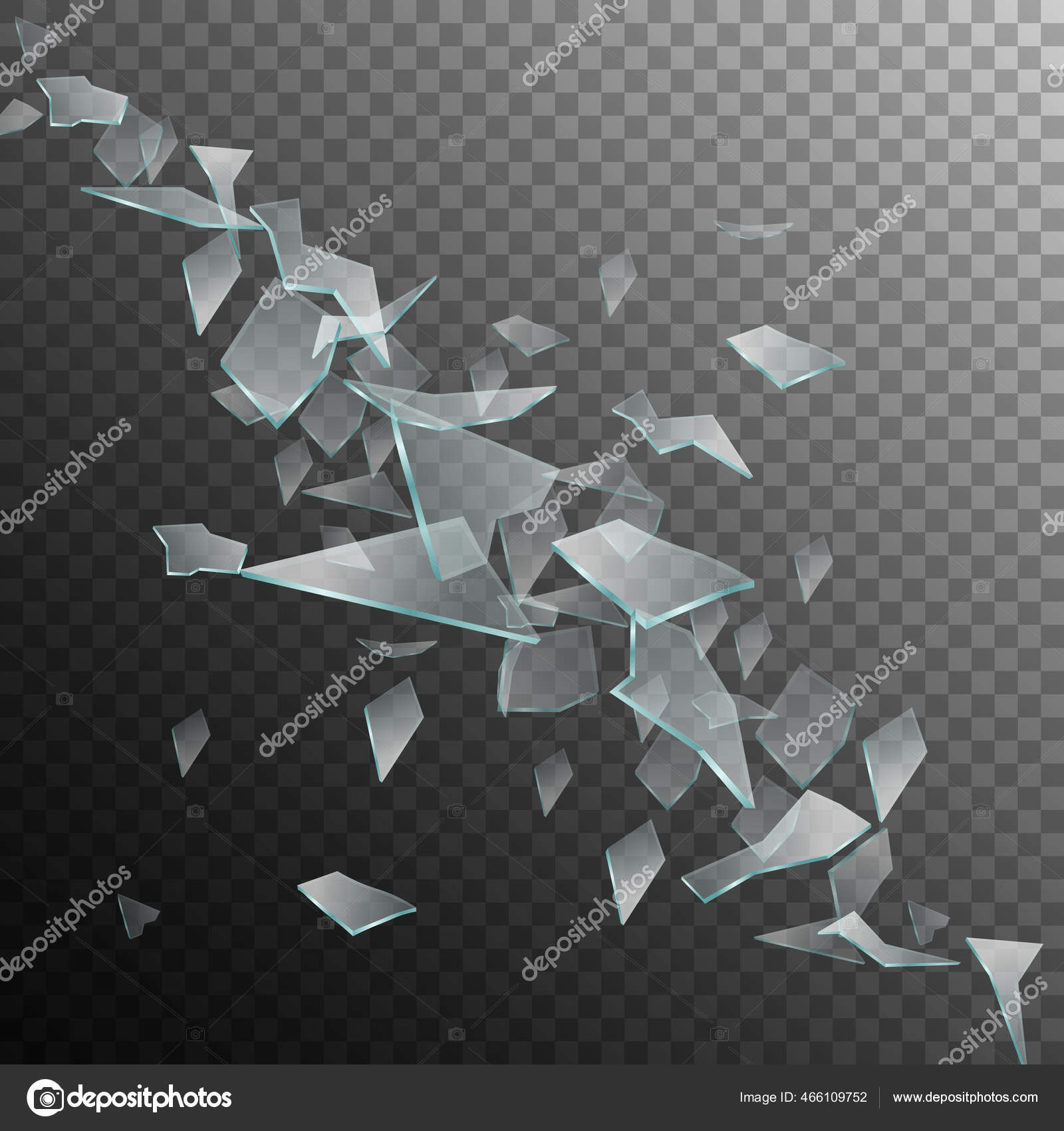 Glass Shards Vector