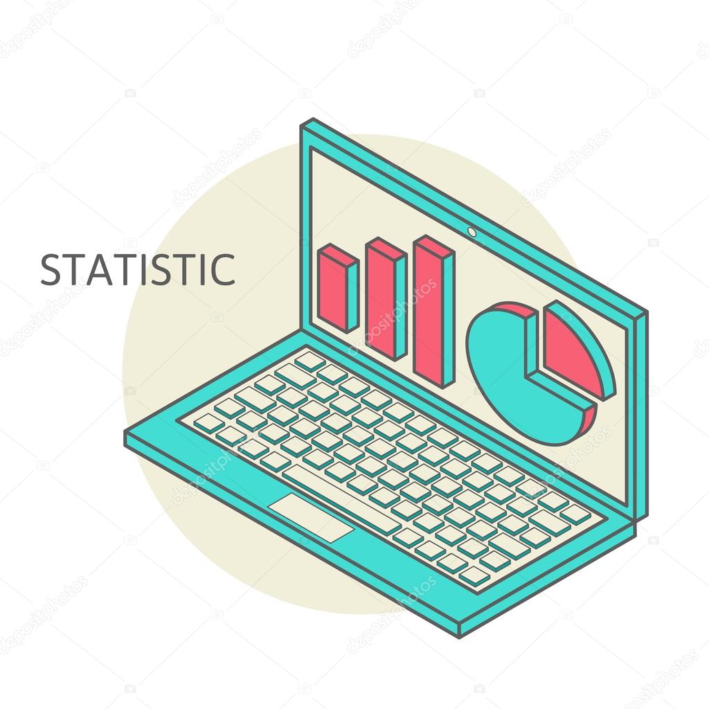 Vector illustration icons of optimization, programming process and web analytics elements Stock ...