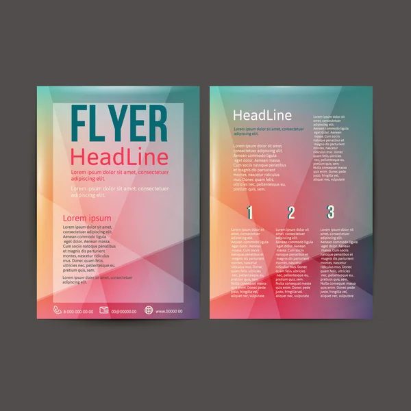 Flyer backdrop Vector Art Stock Images | Depositphotos