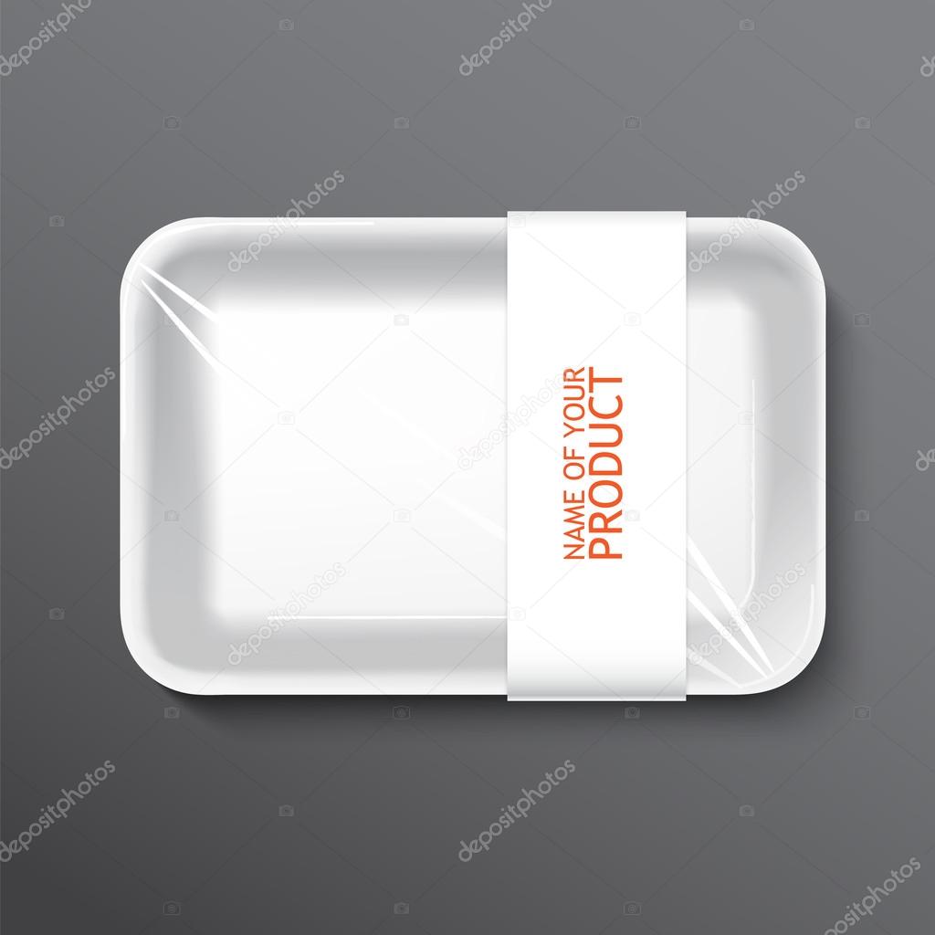 Empty wrapped food tray Stock Vector Image by ©Sabelskaya #70433931