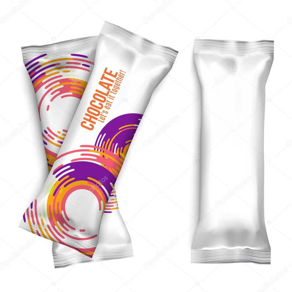 Blank Foil Food Snack Packages Stock Vector by ©Sabelskaya 74735249