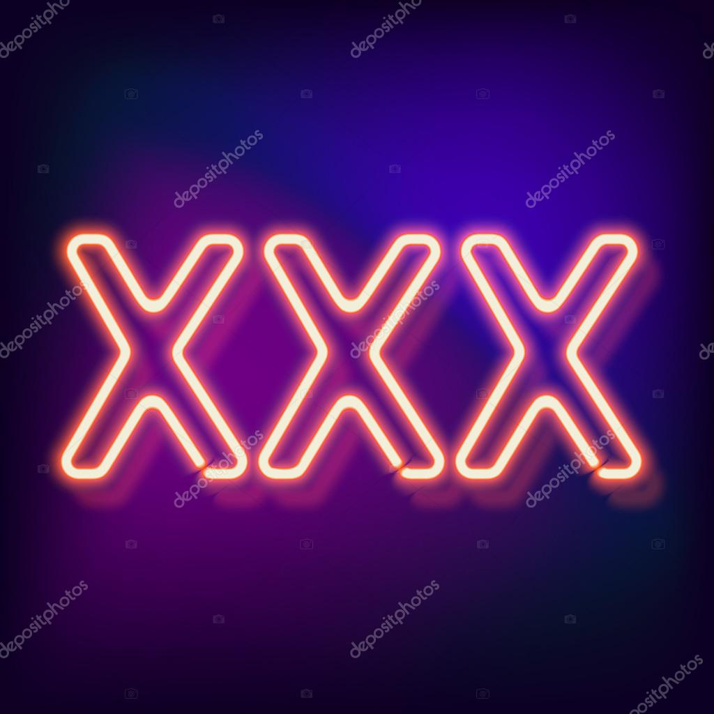 Erotic Neon Sign Stock Vector By ©sabelskaya 98941700