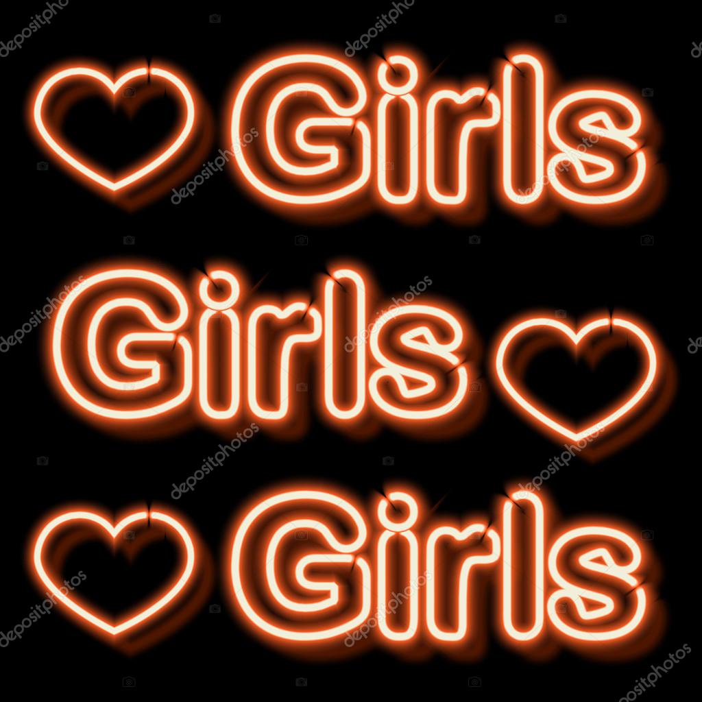 Vintage neon sign Stock Vector Image by ©Sabelskaya #98975988