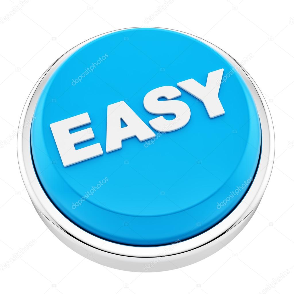 Easy button, isolated on white — Stock Photo © fzsolt1234 #89285428