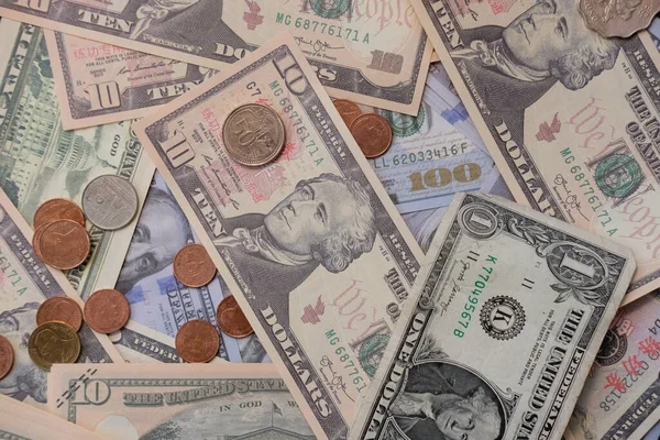 Banknote money on table background and concept saving money, Business ...