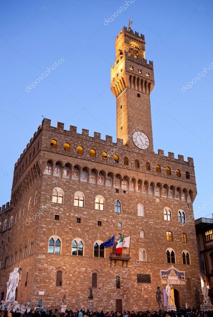 Old Palace at evening, Florence Stock Photo by ©AntonioGravante 60400513