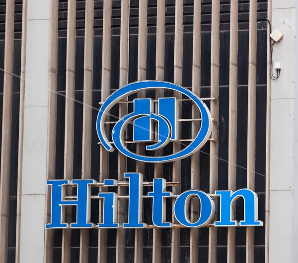 Hilton Hotel Sign