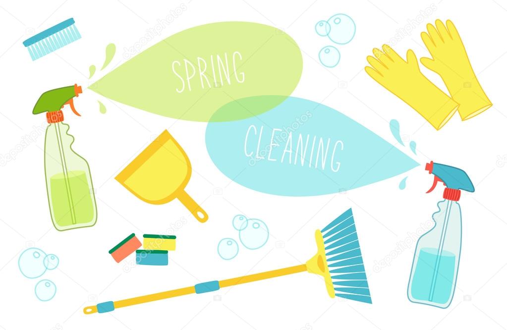 Spring cleaning background Stock Vector Image by ©IShkrabal #102347460