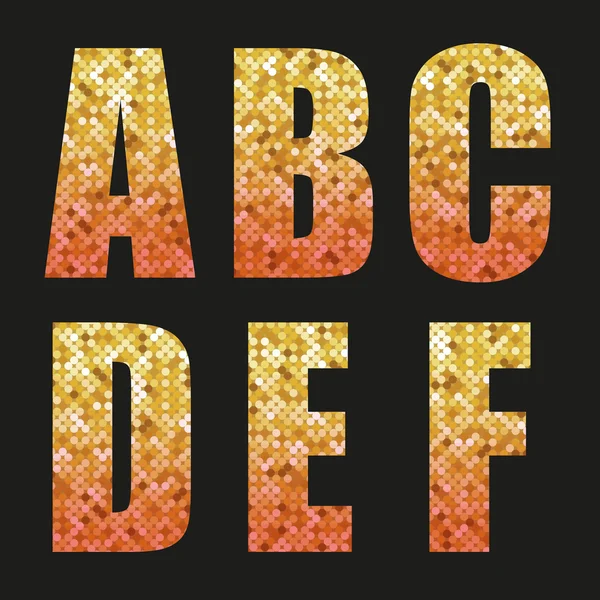 Glitter alphabet letters Stock Vector Image by ©IShkrabal #122893704