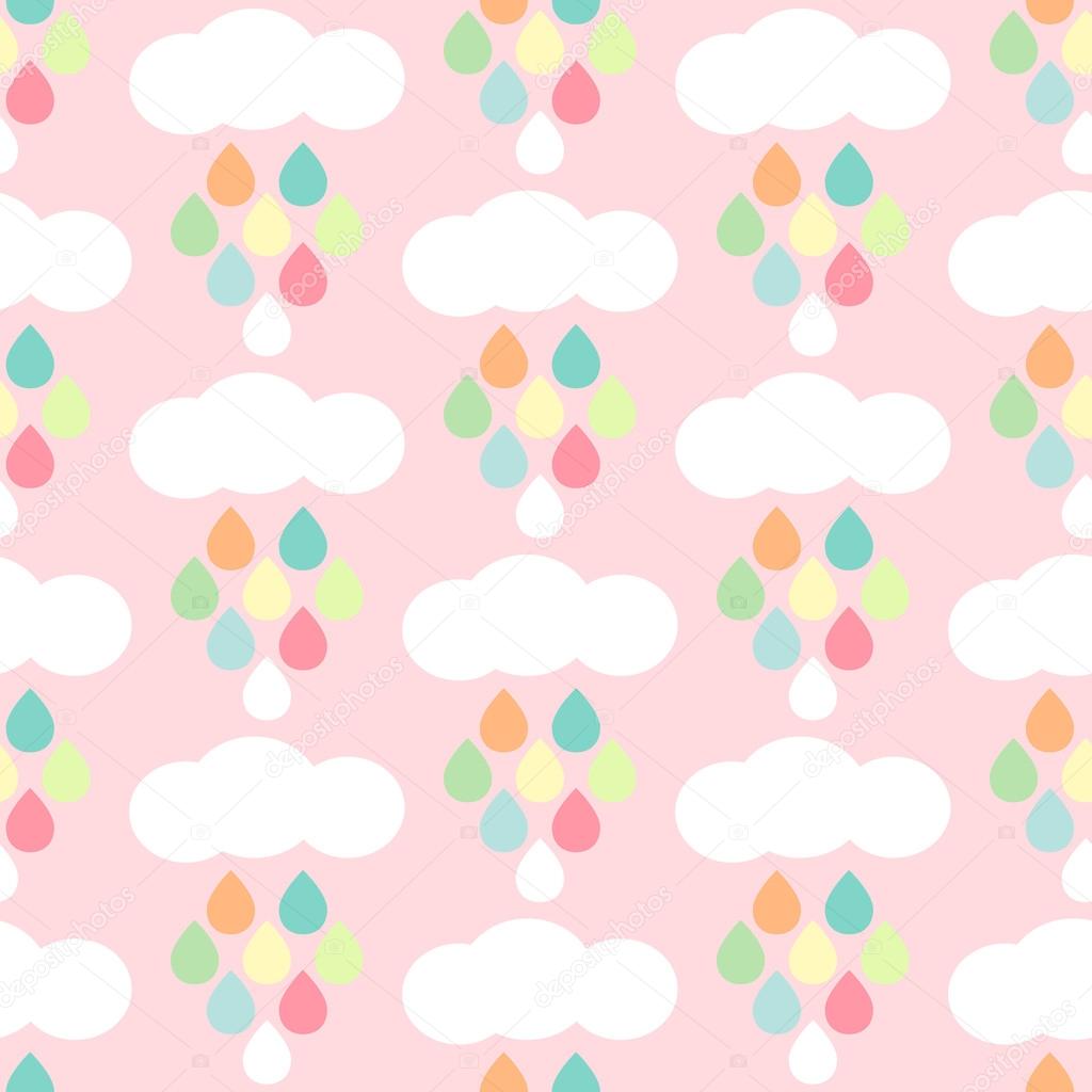 Cute baby retro seamless background Stock Vector Image by ©IShkrabal ...