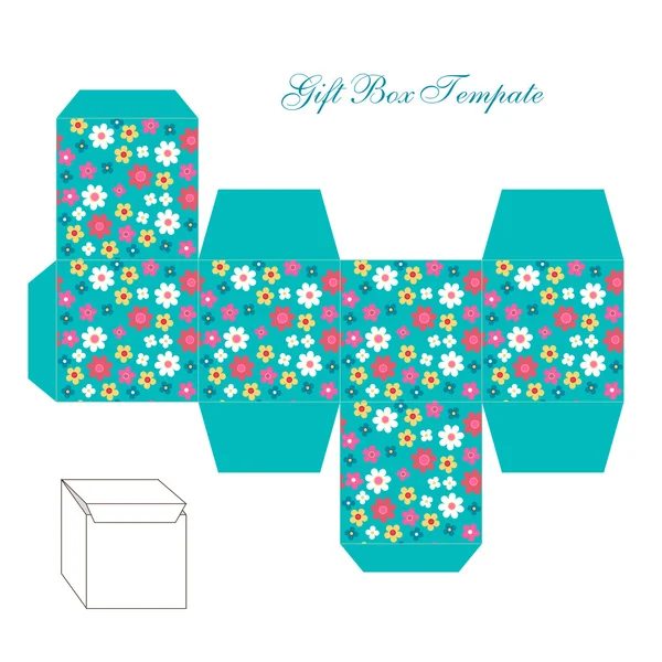 Retro square gift box template Stock Vector Image by ©IShkrabal #61637765