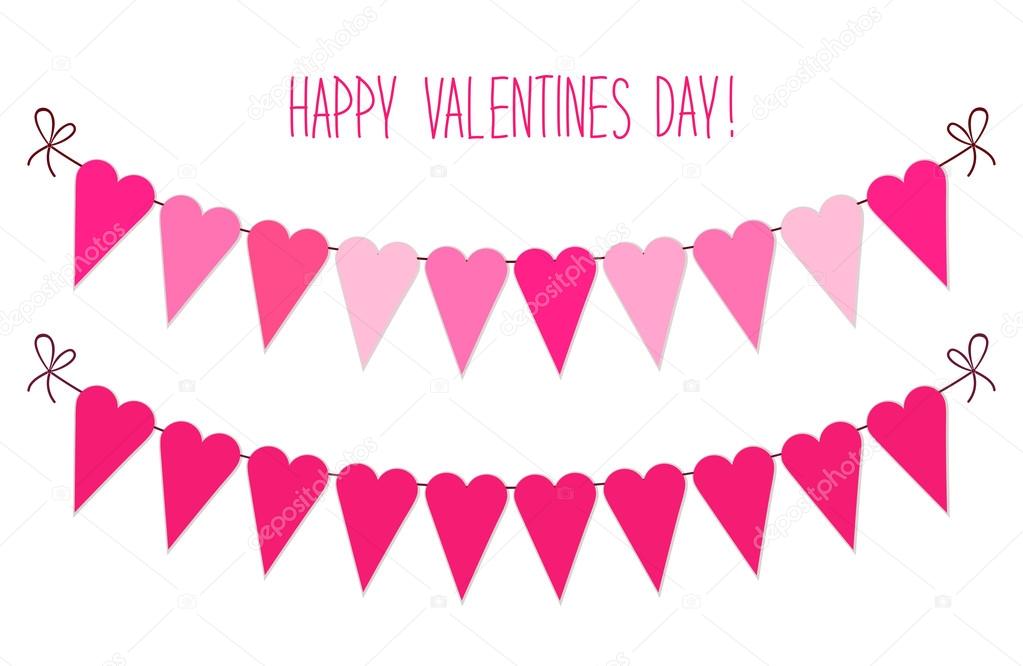 Happy Valentines Day Banner Clip Art