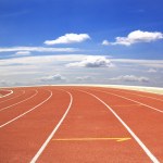 Running track Stock Photo by ©zippar 10649693
