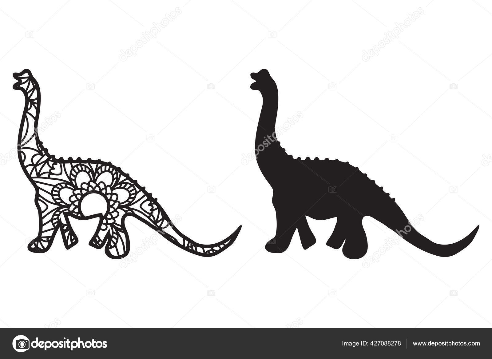 Brontosaurus Silhouette